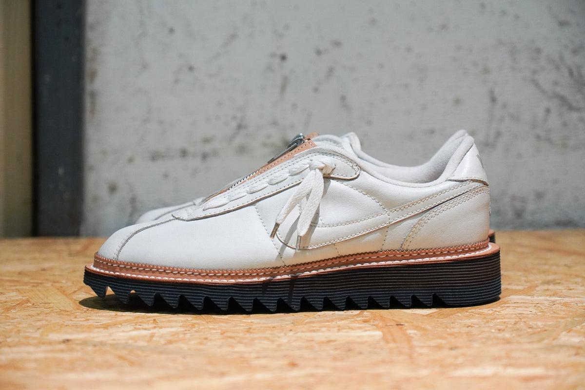 VINTAGE CORTEZ VIBRAM Ripple Zip (White) 26.5cm – RECOUTURE Online Store